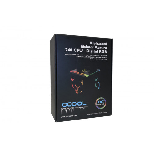 4250197117289,Acool, Alphacool Eisbaer Aurora 240 CPU - デジタル RGB